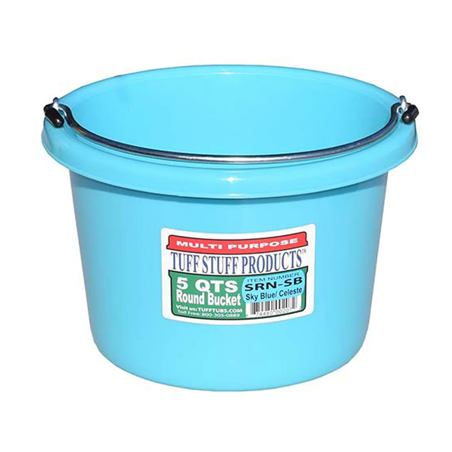 Tuff Stuff Small Round Buckets 5QT - Centurion Supply Inc.